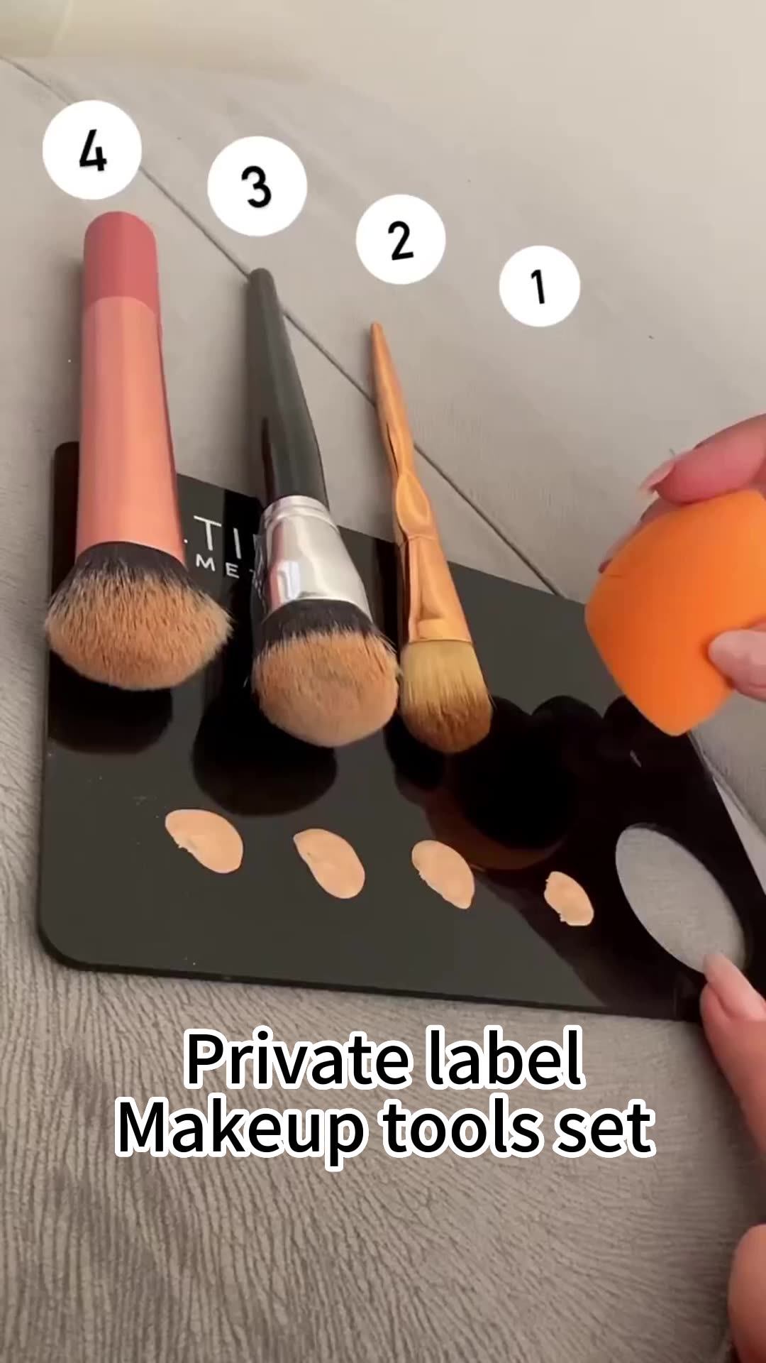 New Luxury Makeup Tools Sets Kits Custom Logo Wholesale Makeup Brush ...