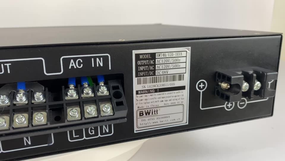 19 Inch Rack Type Mounted Inverter Dc To Ac Converter 48v To 220v 1kva ...