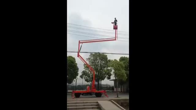 Crank-type Lift Towable Lifts For Sale Trailer Mounted Cherry Picker ...