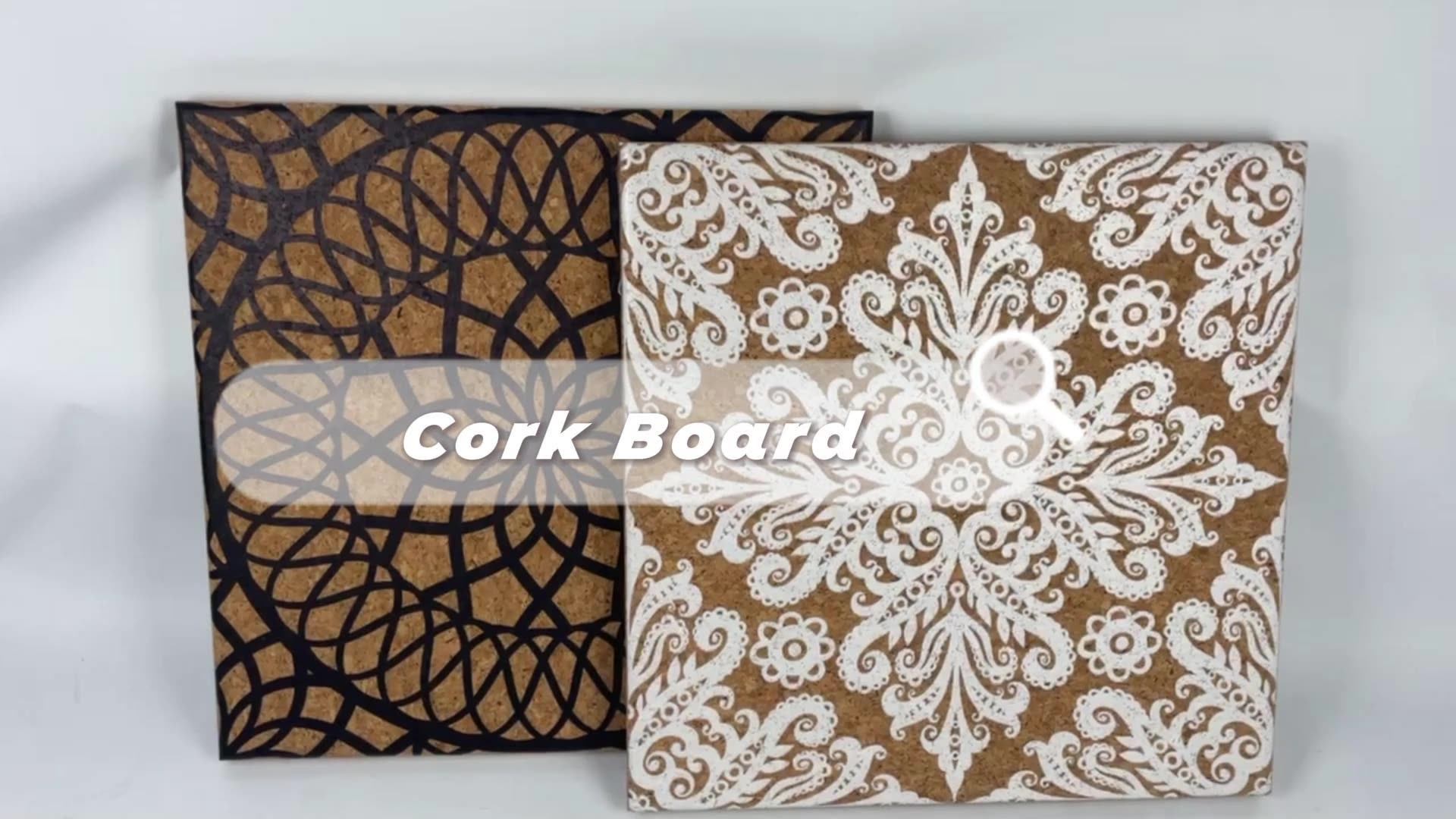 Cork Sheet Board Bulletin Board Borders 18*18 Inches Printed Cork Wall ...