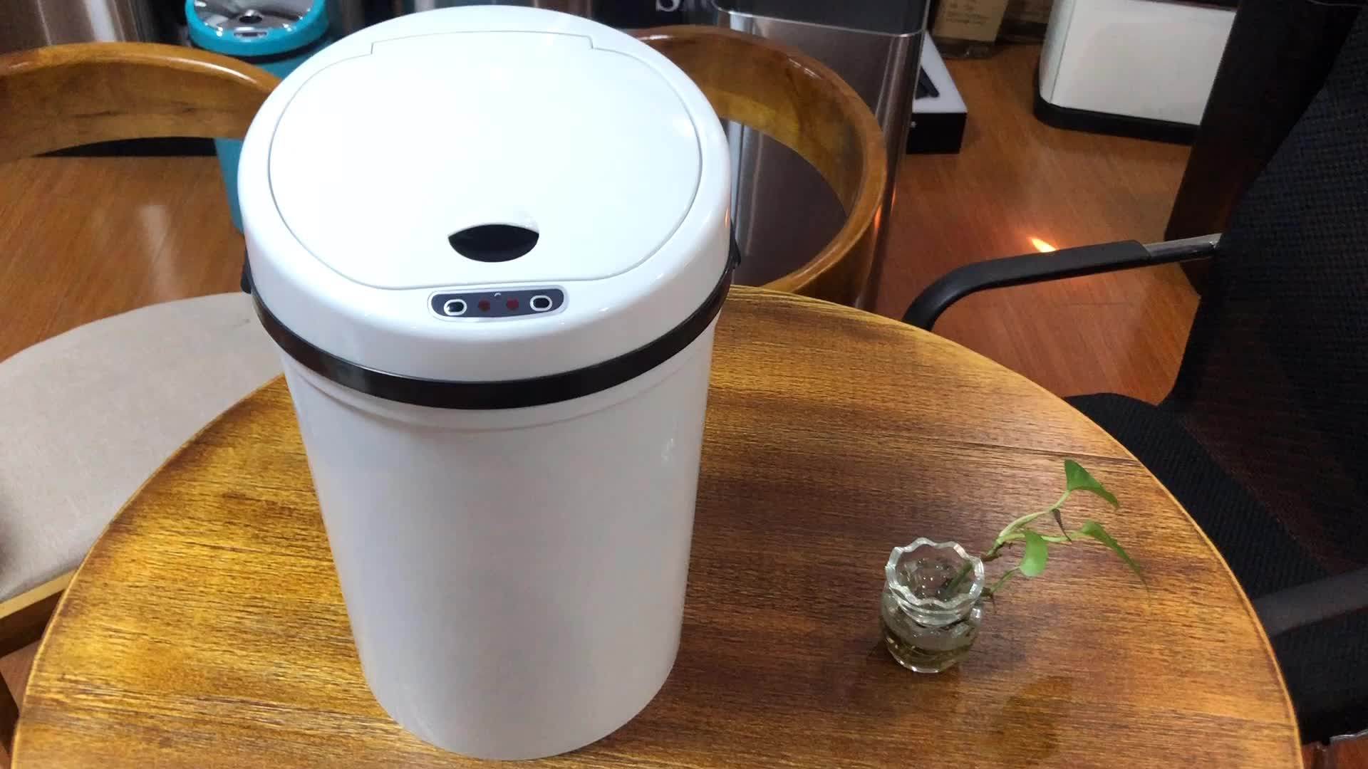9l Hot Sell Automatic Electronic Dustbin Plastic Round Wholesale ...