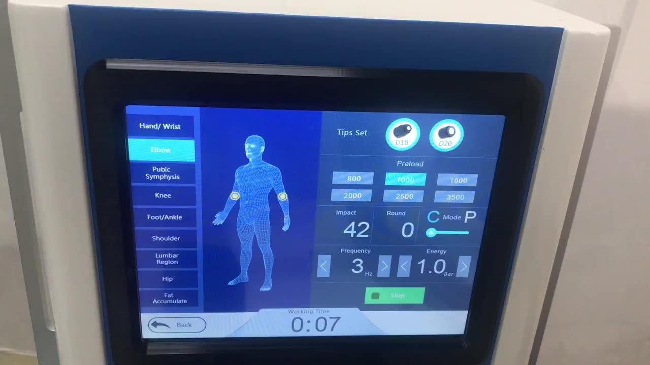 Dual Channel Vertical Physiotherapy Heel Pain Electric Pneumatic ...