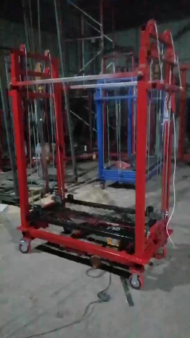 Mobile Lifter Scaffolding Electric 3m 5m 6m Lift Remote Control Mobile ...