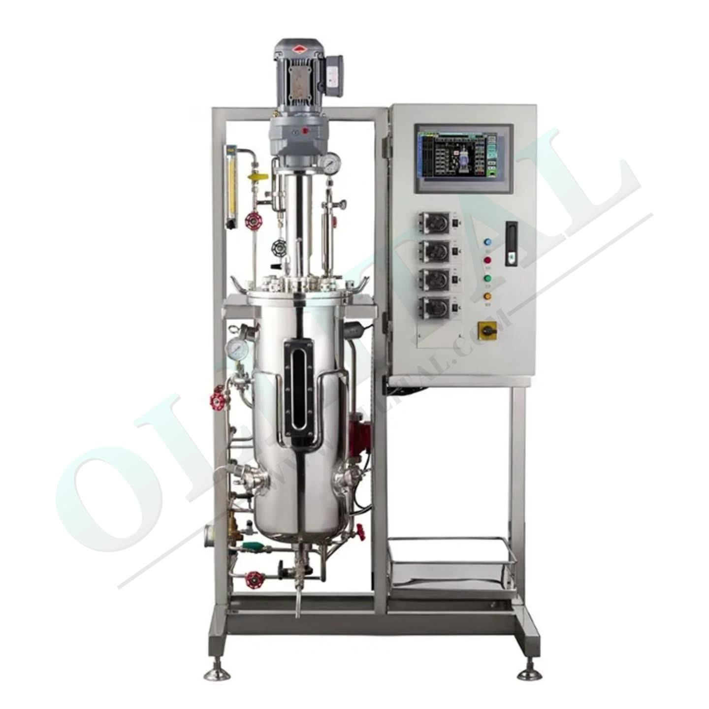 Industrial Batch Fermentation Bioreactor 100l 300l 500l 1000l 2000l ...
