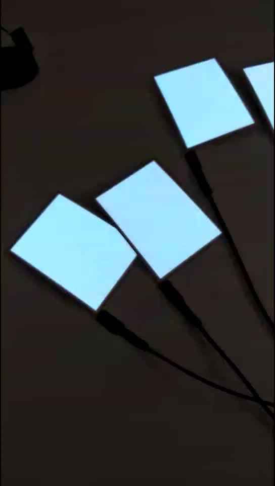 Led Panel 10x10cm El Backlight,El Panel + (7 Colors Available) + 12v/3v ...
