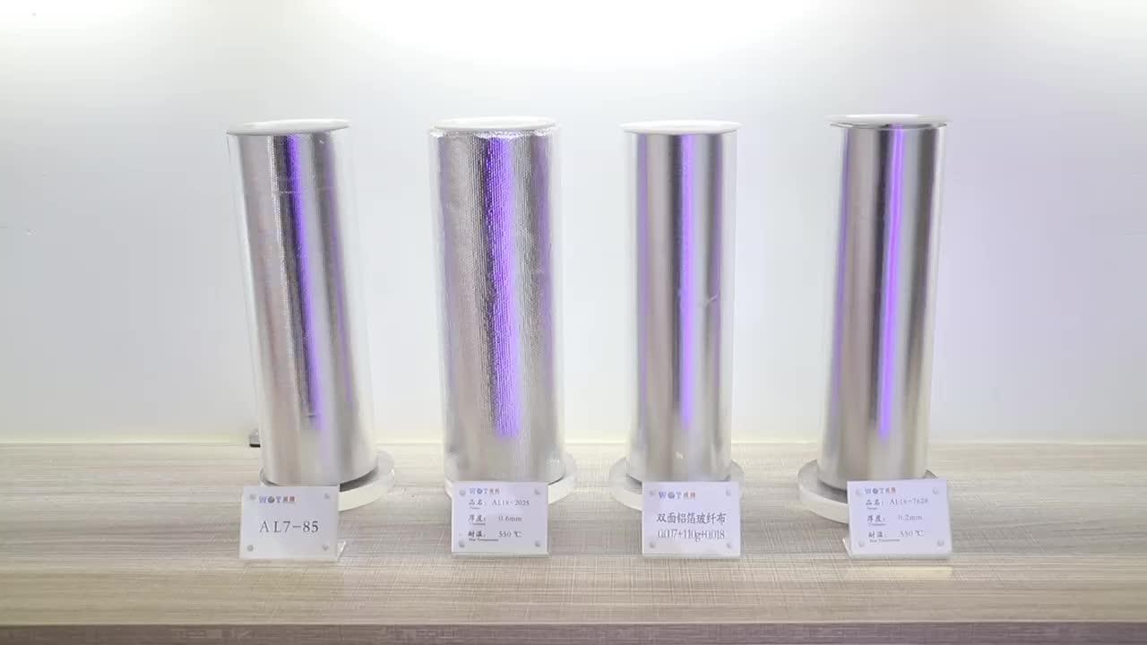 Aluminium Dilapisi Serat Kaca Aluminium Foil Didukung Serat Kaca Untuk ...