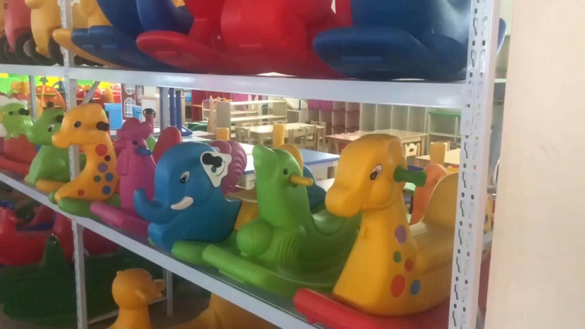 Kindergarten Colorful Animal Plastic Rocking Horse Toy For Children ...