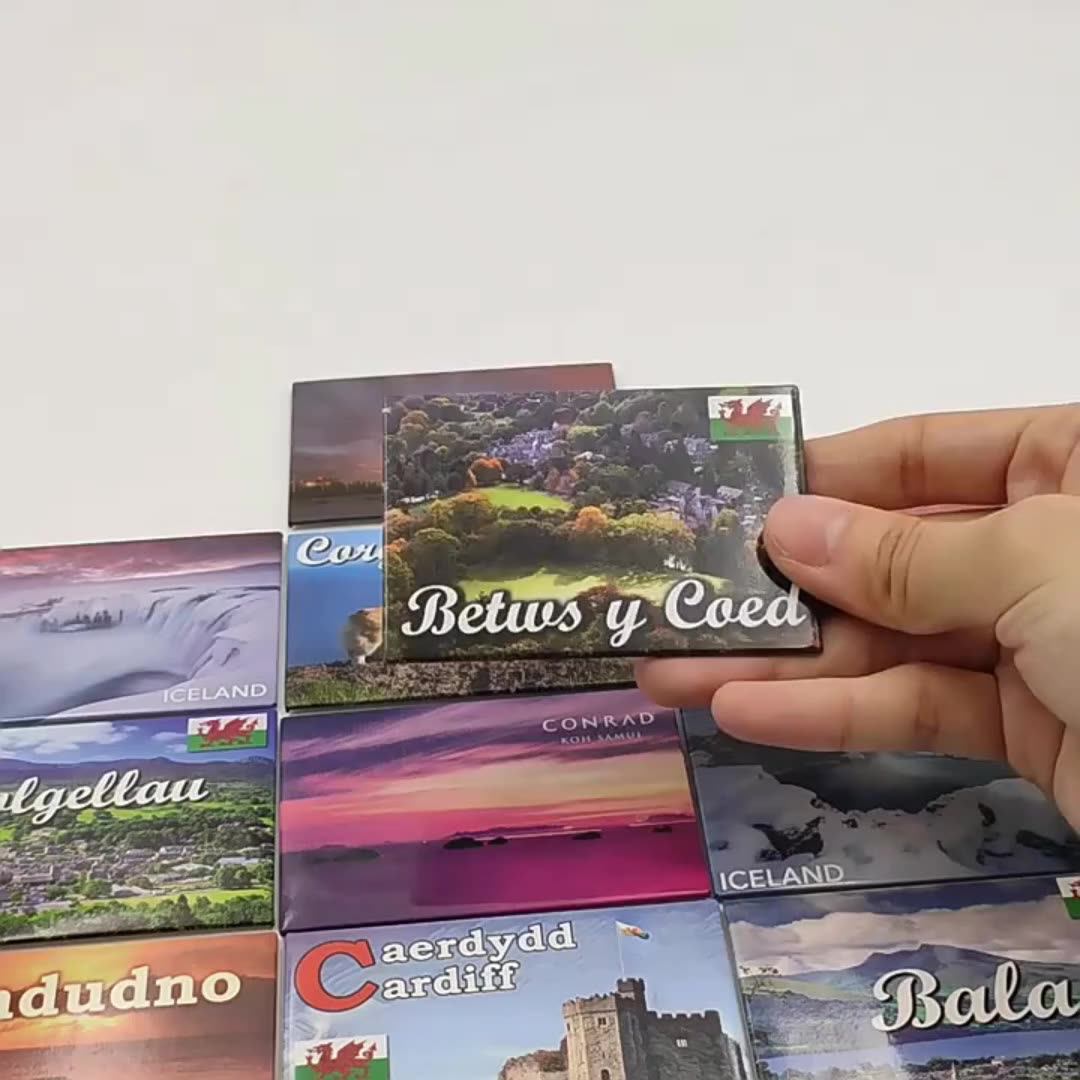 5 Sizes Metal Wrapped Photo Magnets For Tourist Gift,Classical Decorate ...