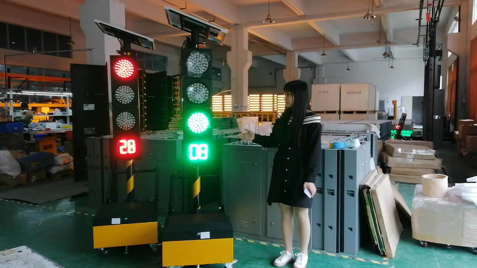 New Remote 200mm Portable Traffic Signal Light With Pole - Buy New ...