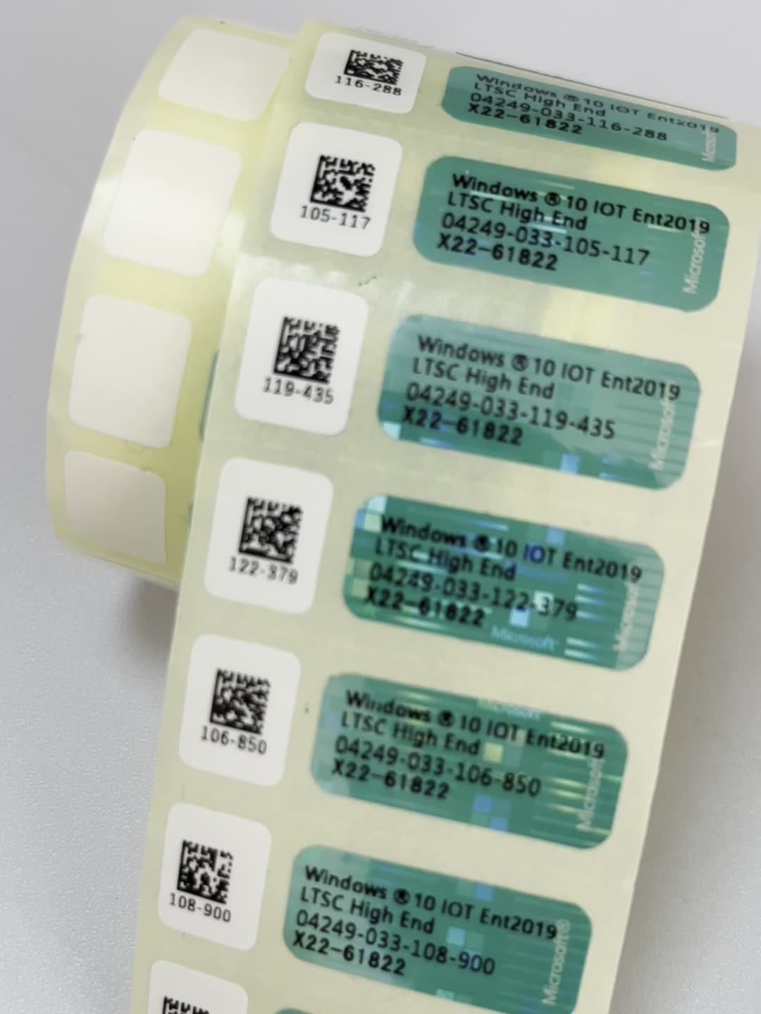Qr Code Sticker Win10 Iot Ent Ltsb 2019 Oei High End 100% Online ...