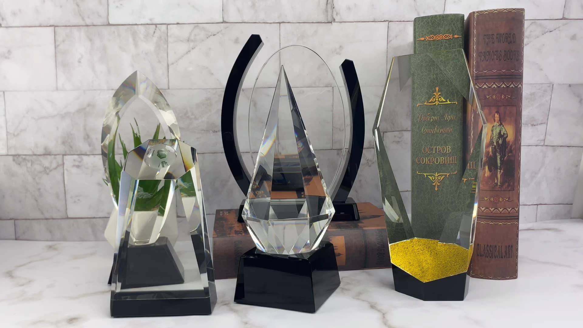 2018 Top Star Engraving Crystal Award Trophy/plaques - Buy Crystal ...