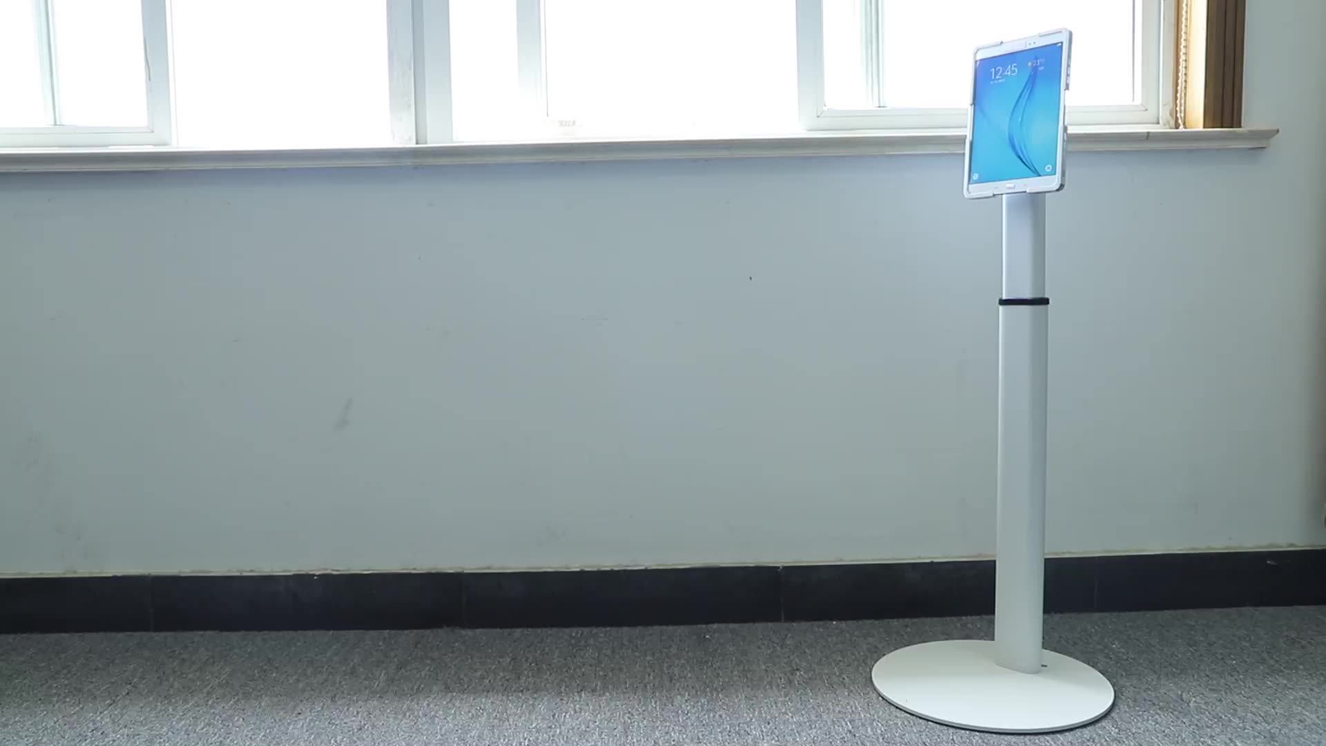 Height Adjustable Kiosk Social Media Sharing Stand For Ipad Pro A 7 ...