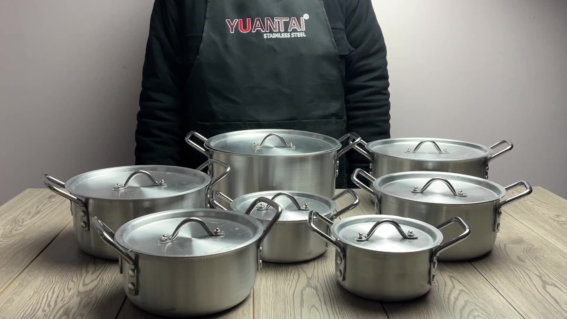 7pcs Aluminum Cooking Pot Set Cookware Pot - Buy Pot Set,Cookware Set ...