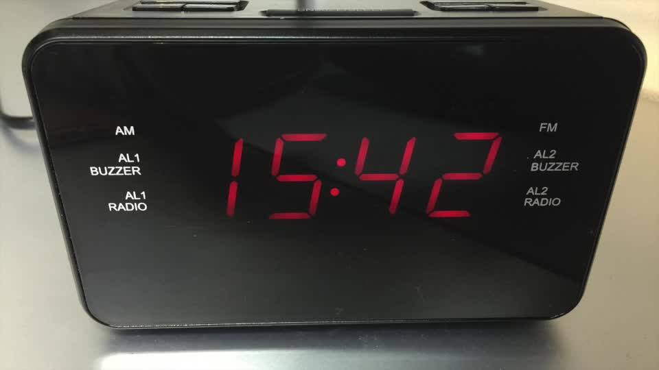 Ct-1318 Digital Alarm Clock Radio (am Fm Radio) / Digital Pll Alarm ...