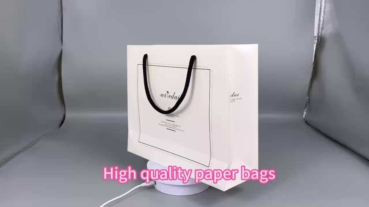 Wholesale Oem Logo Luxury Paper Bag Shopping Tote Art Gift Paper Bags 250gms - Buy Paper Bag ...