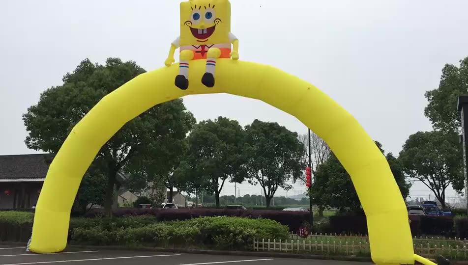 Customized Advertising Cute Spongebob Cartoon Theme Blowup Inflatable ...