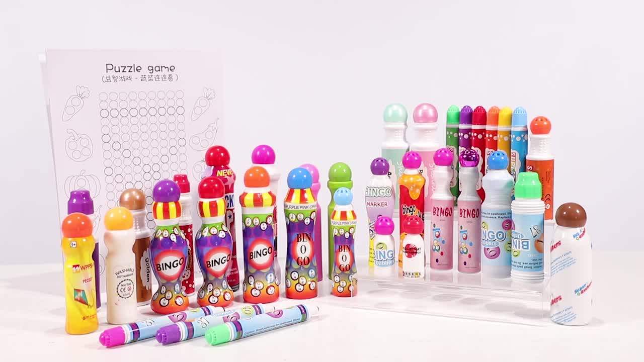 Rainbow Ch2821 Empty Bingo Ink Dauber 3oz Bottle With 18 Mm Applicator ...