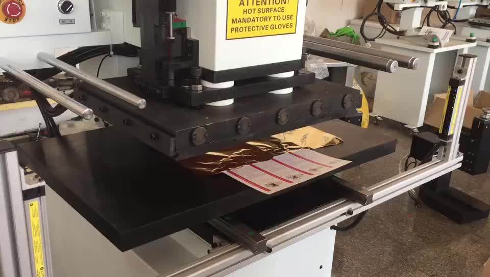 High Speed Paper Leather And Plastic Foil Hot Stamping Machine Hot ...