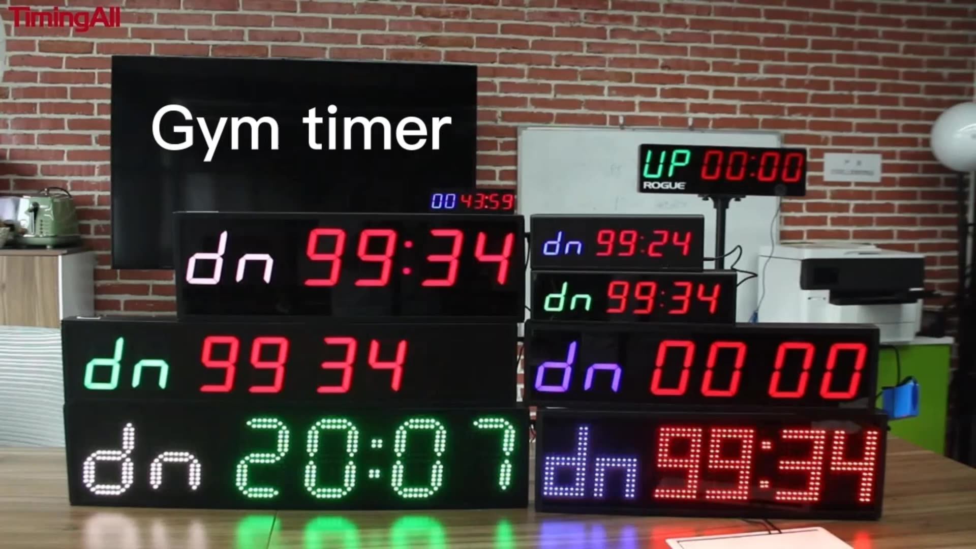 Cheetie Cp20 Large Personalized Display Digital Interval Clock Crossfit ...