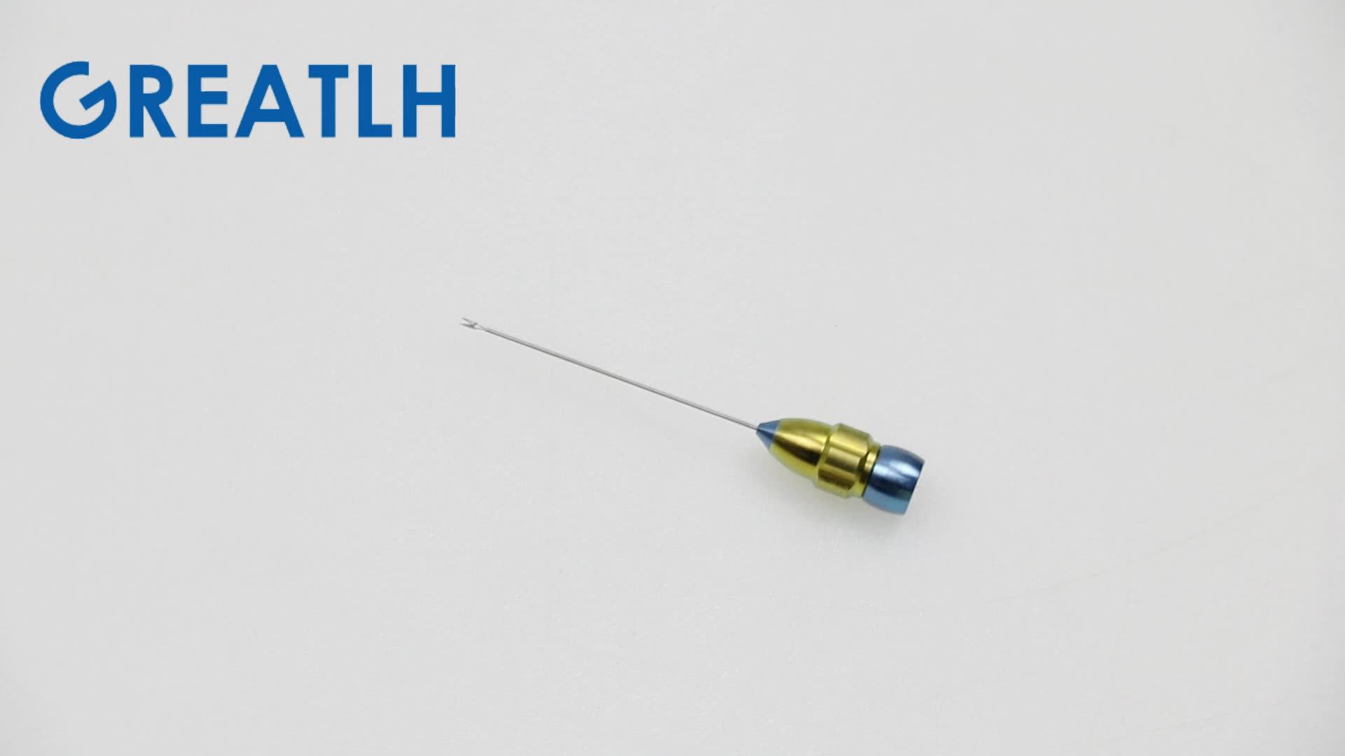 23g/25g Ophthalmic Eye Surgical Instrument Head Serrated Forceps ...