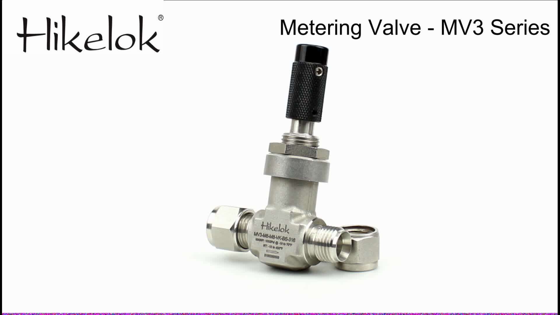 Hikelok Stainless Steel Flow Meter Valve Made In China Meter Dose Valve ...