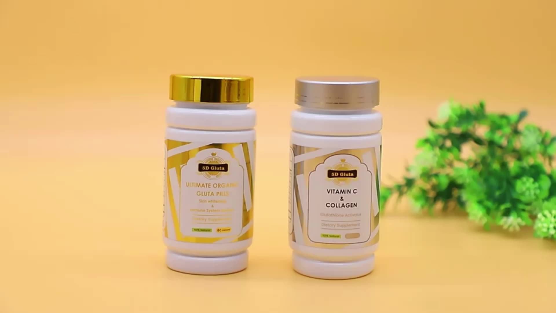 5d Gluta Ultimate Organic Gluta Pills Skin Whitening & Immune Bleaching ...