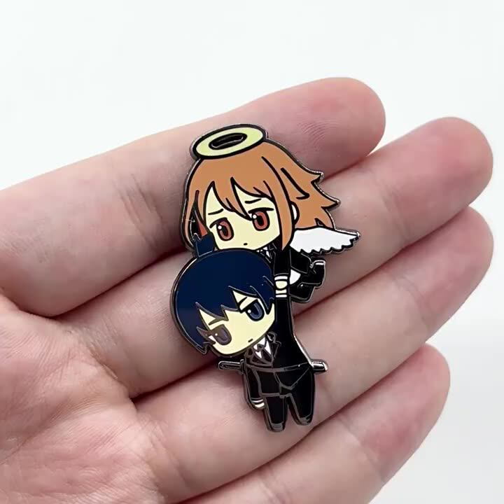 3 Designs Anime Chainsaw Man Hayakawa Aki Pin Angels Demons Surprise ...