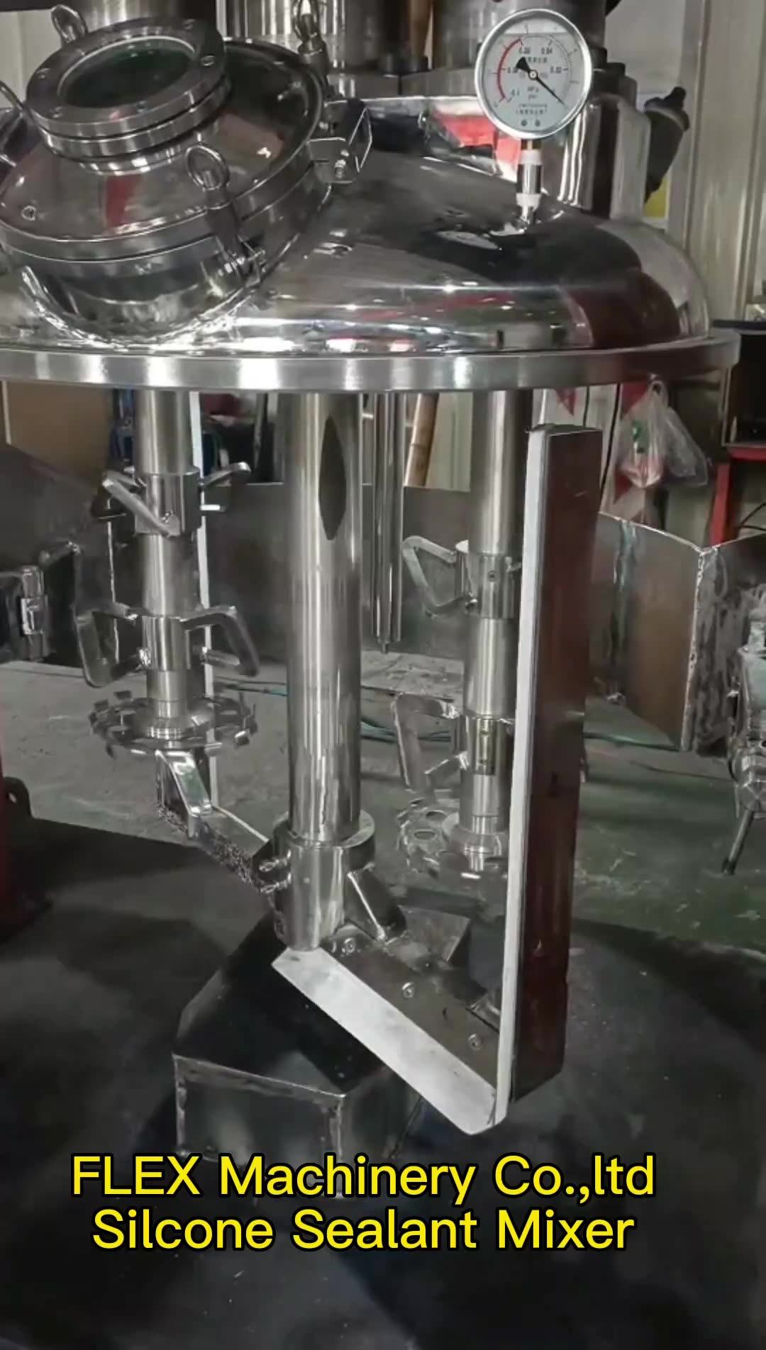 Neutral/acidic/pu/rtv Acetic Silicone Sealant Making Machine Line With ...