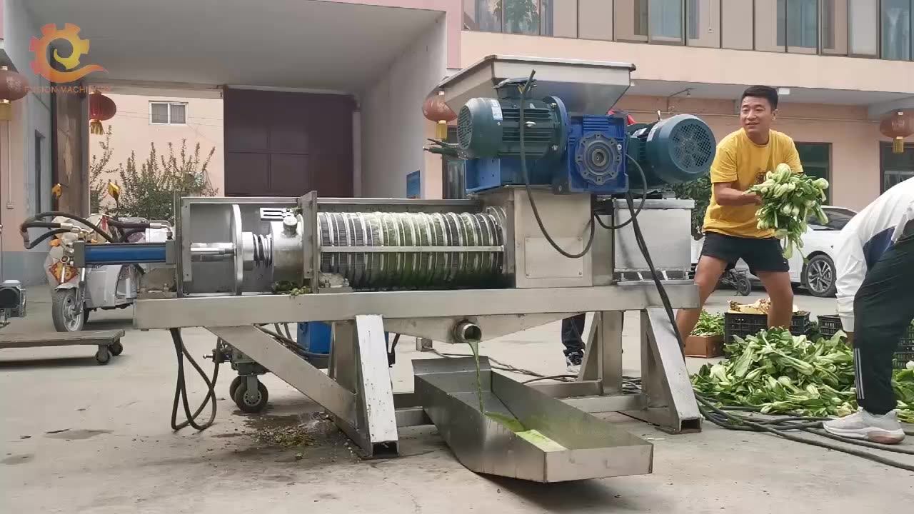 High Efficiency Pomace Dewater Machine/cassava Residue Dewatering Screw ...