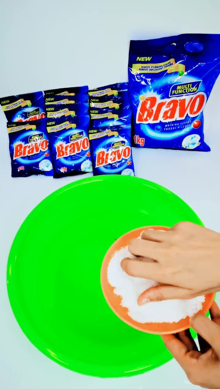 Bravo 350g Top Quality Detergent Washing Powder 3 In 1 Multi-functional ...