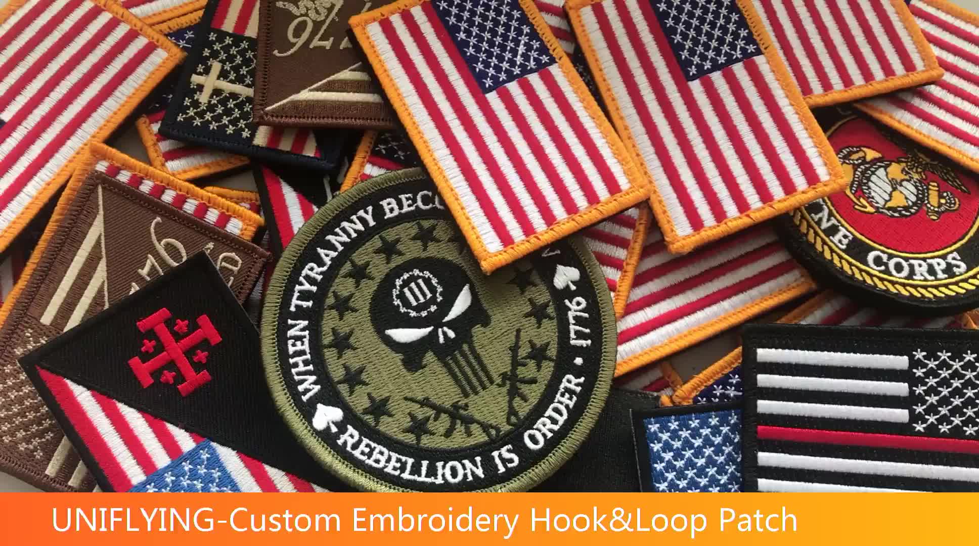 American Patch Us Flag Hook And Loop Tactical Patches Badge - Buy ...