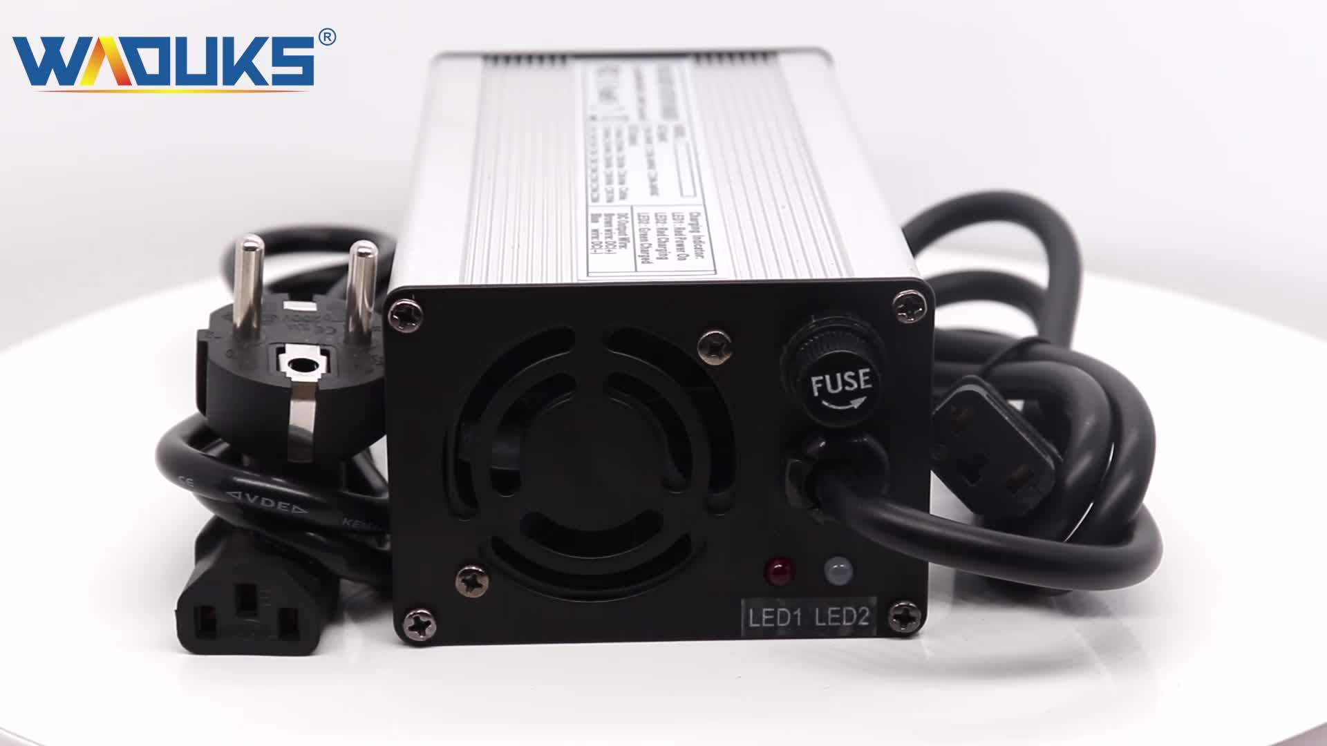 60v 5a Charger For 60v Lead Acid Battery Smart Charger With Cooling Fan ...