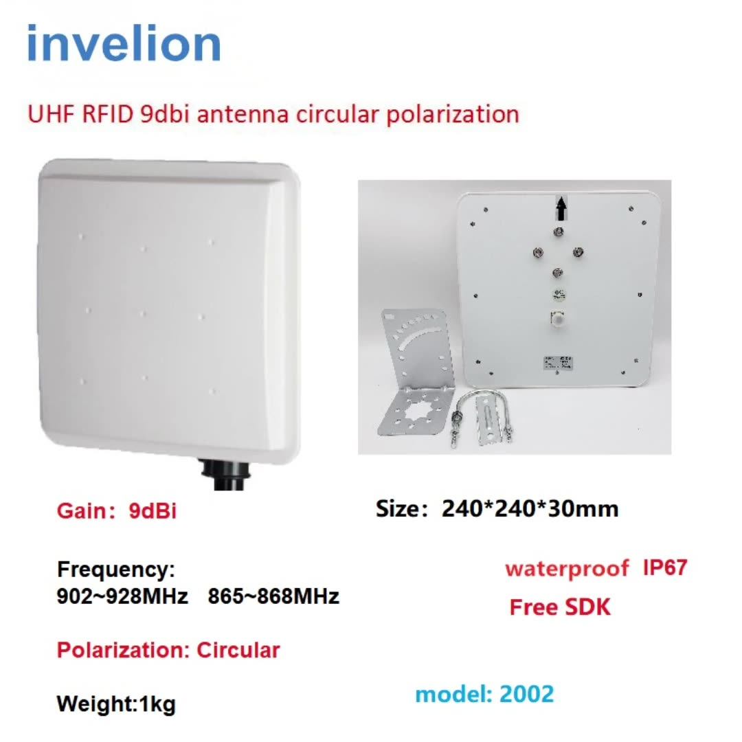 9.2dbi Uhf Rfid Sports Timing Panel Antenna 840-960mhz Circular ...