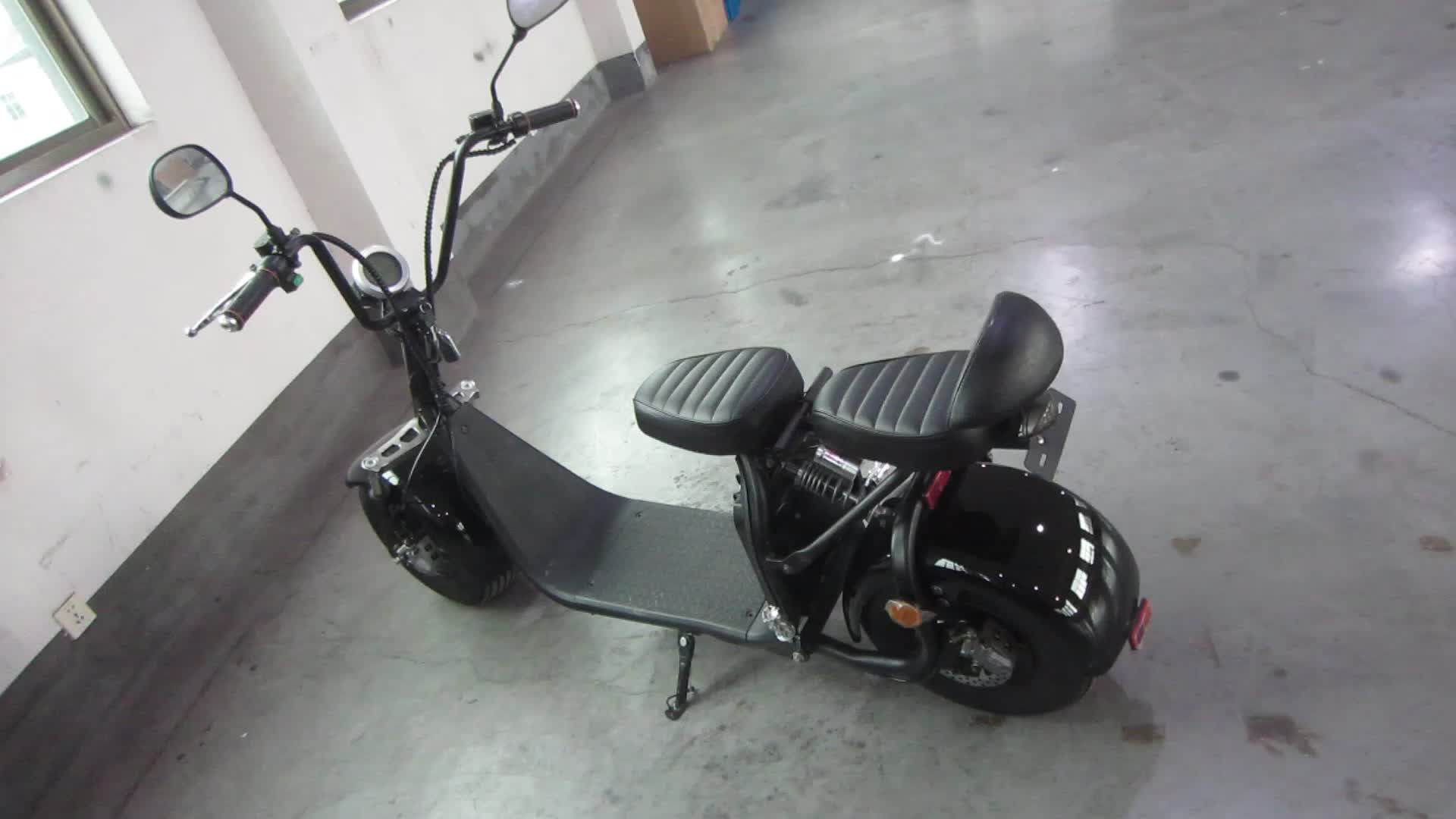 Eec Approved City Coco 1500w Electric Scooter/citycoco Bike With Double ...