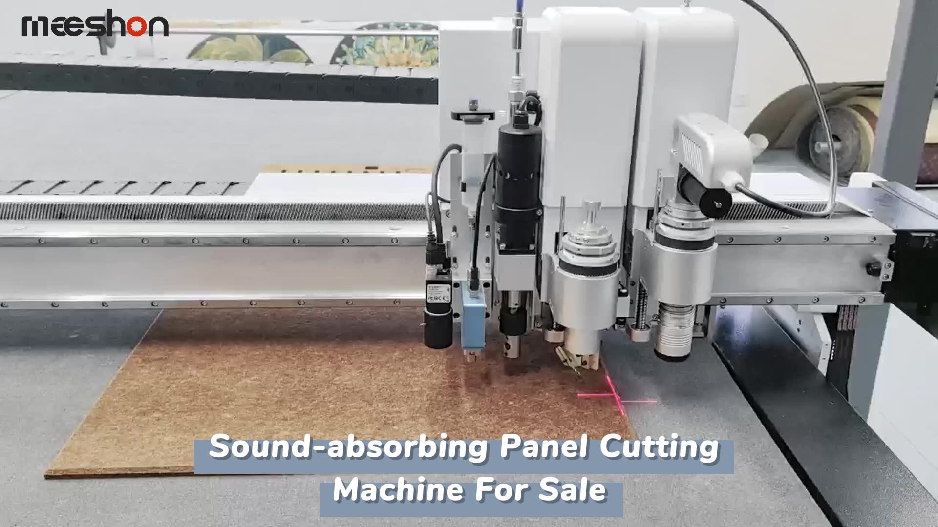 Flatbed Cnc Knife Cutting Machine Grooving Maker Acoustic Pet Panels ...