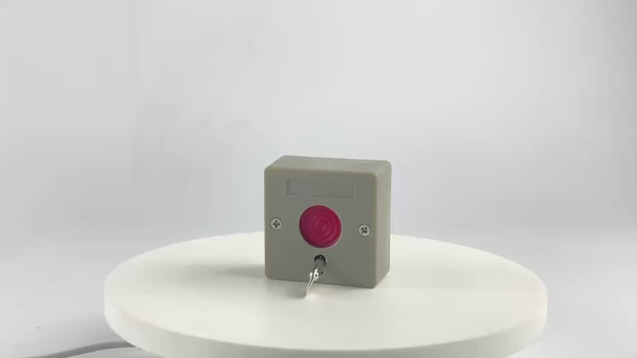 Cheap 12v 24v Emergency Button Abs Plastic Key Reset Wired Emergency Panic Alarm Button For ...