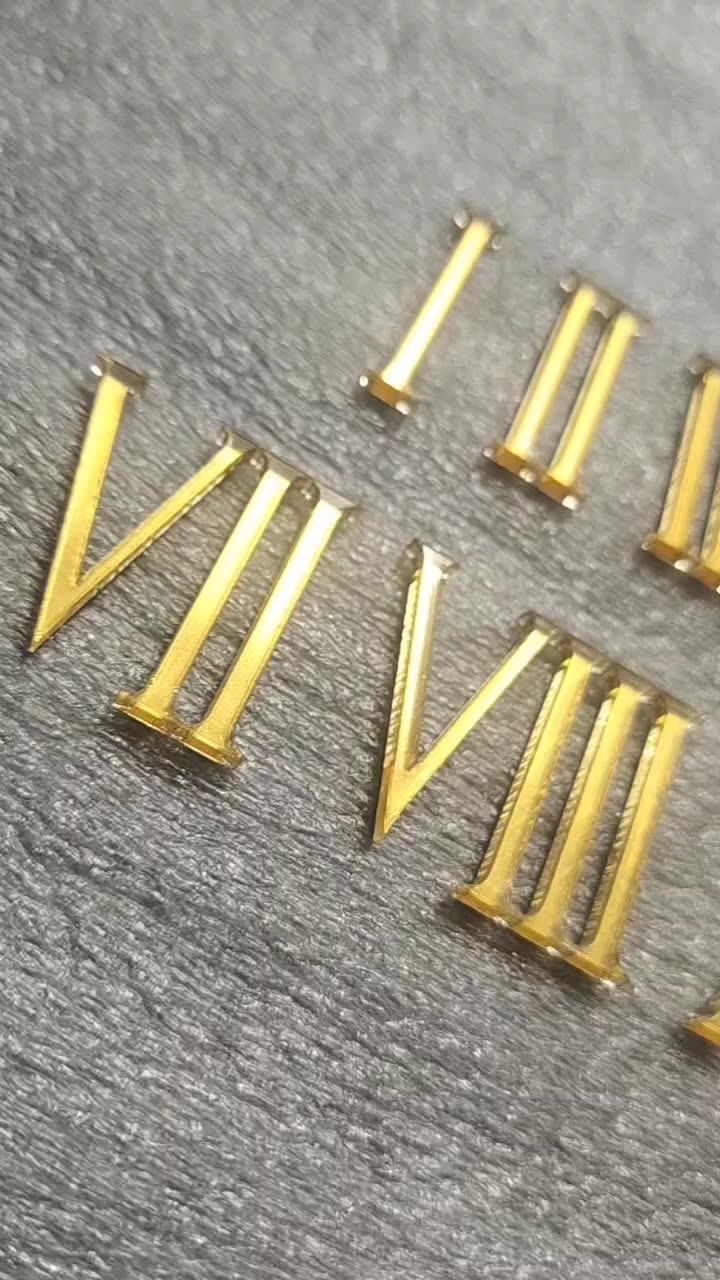 Roman Numerals And Dashes For Clocks Diy Mirror Acrylic Wall Sticker ...