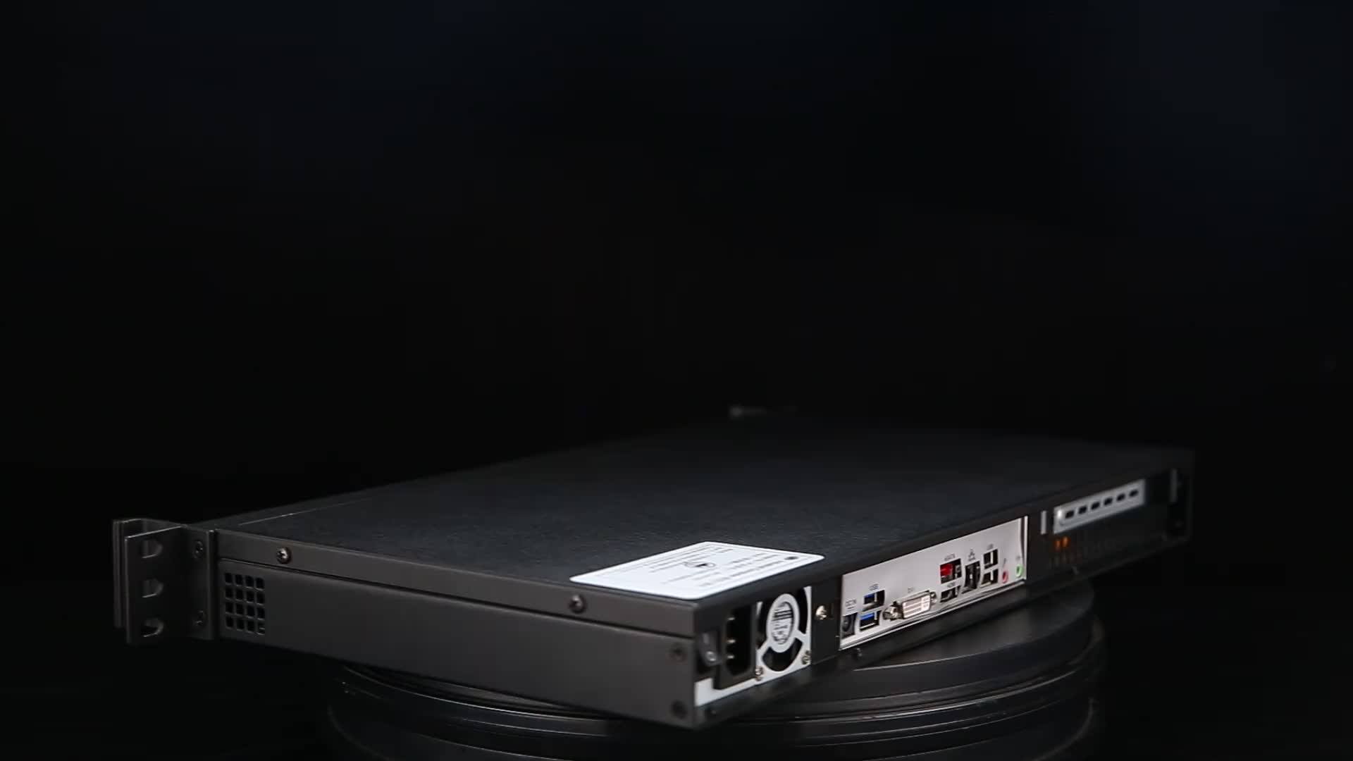 Ultra Thin 1u Rack-mounted Industrial Server Computer Pc Support ...