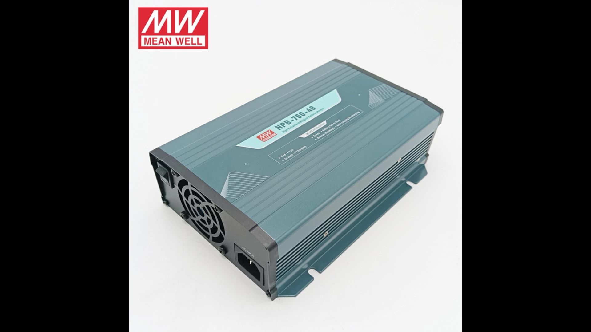 Mean Well 48v Battery Charger Intelligent Lead-acid Or Lithium Battery ...