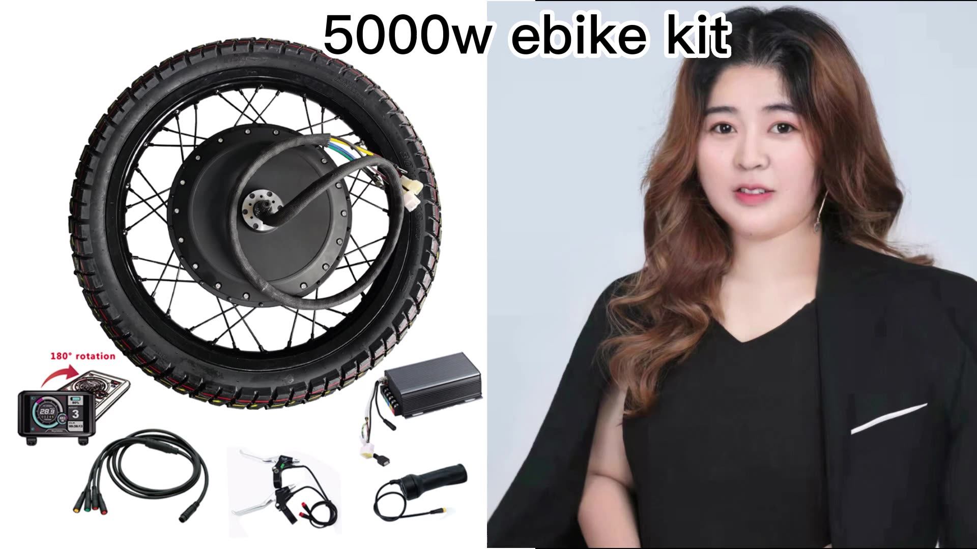 Ce Approved Bldc Hub Motor 5000w 8000w Electric Bike Bicycle Conversion ...