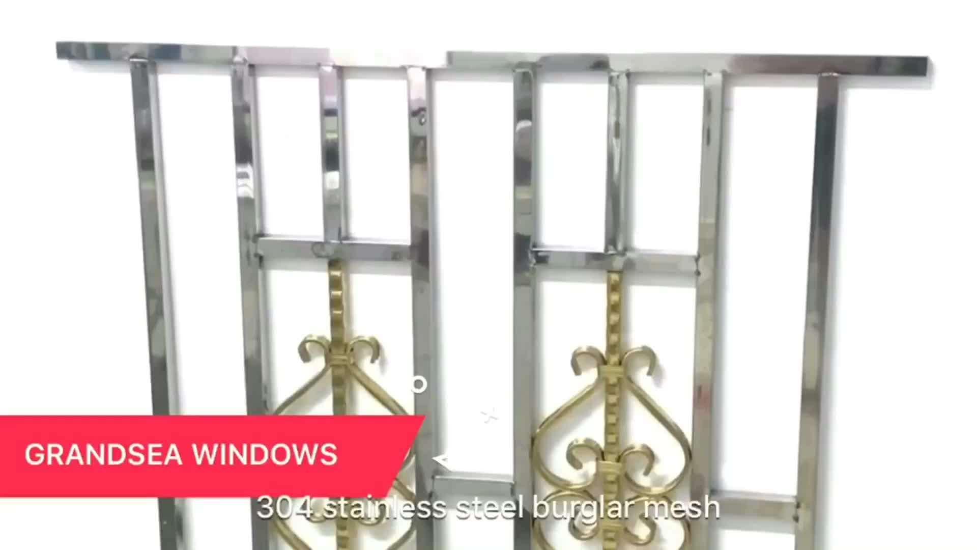 Modern Decorative Simple Stainless Steel Window Grill Design - Buy ...