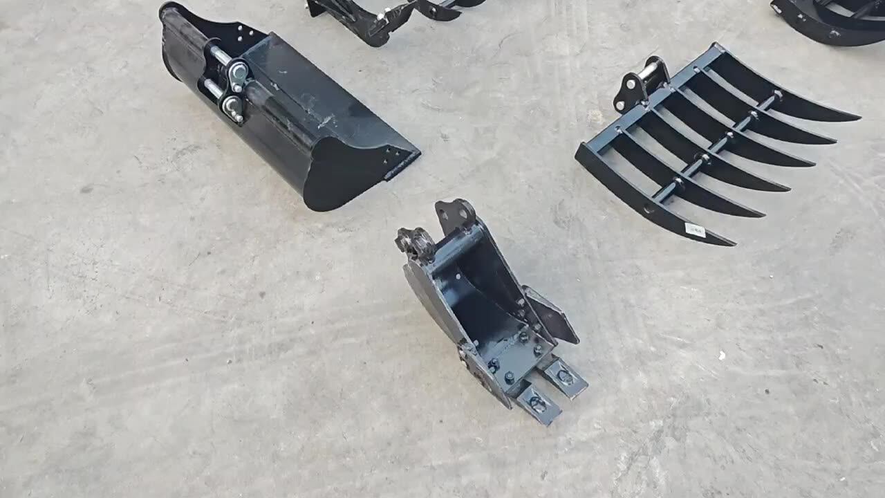 Mini Excavator Attachment Pallet Fork Fit Qh12 1ton 1.2ton 1.5ton 1 ...