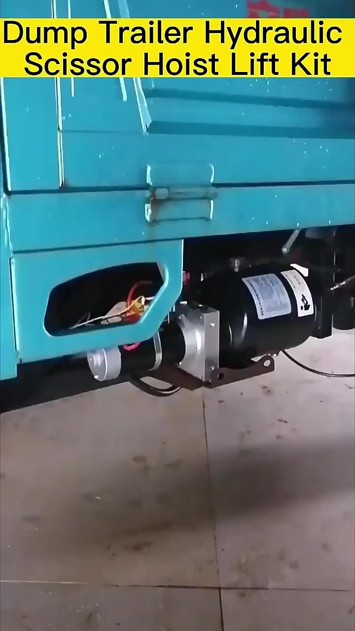 2 Ton Krm 120 Dump Truck Hoist Hydraul Lift Valved Dump Bed Kit Double ...