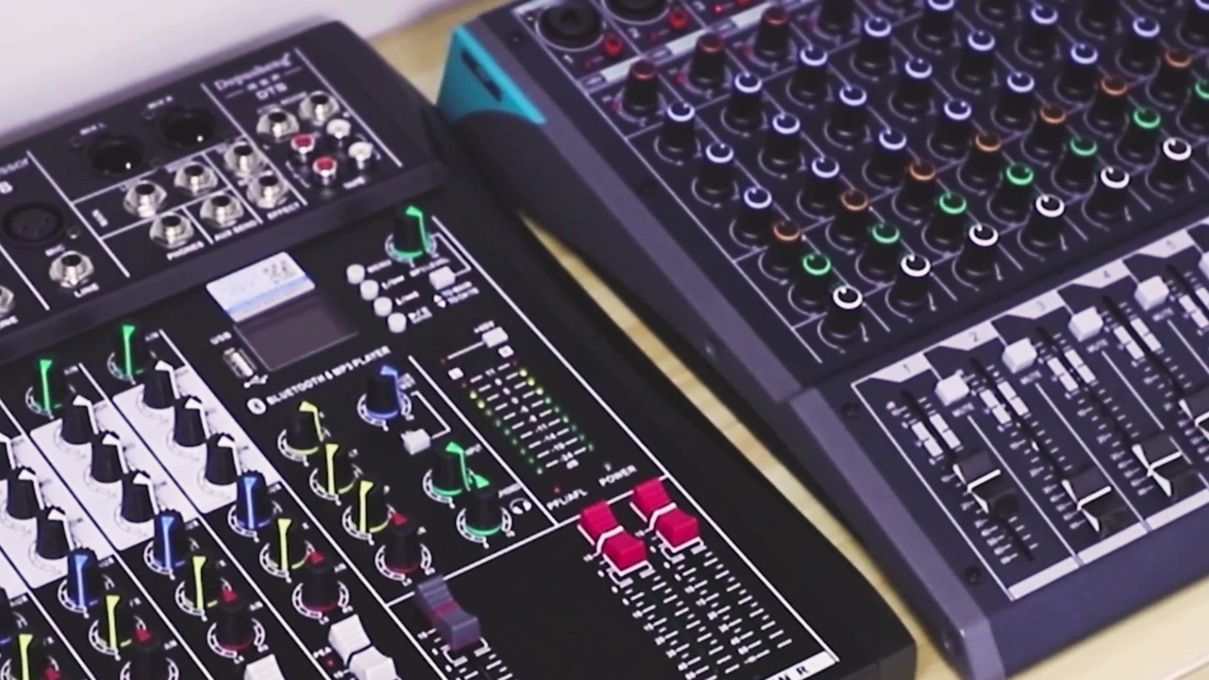 Oem Dx12 Professional Audio Mixer Usb Mp3 Input 48v Phantom Power Dj ...