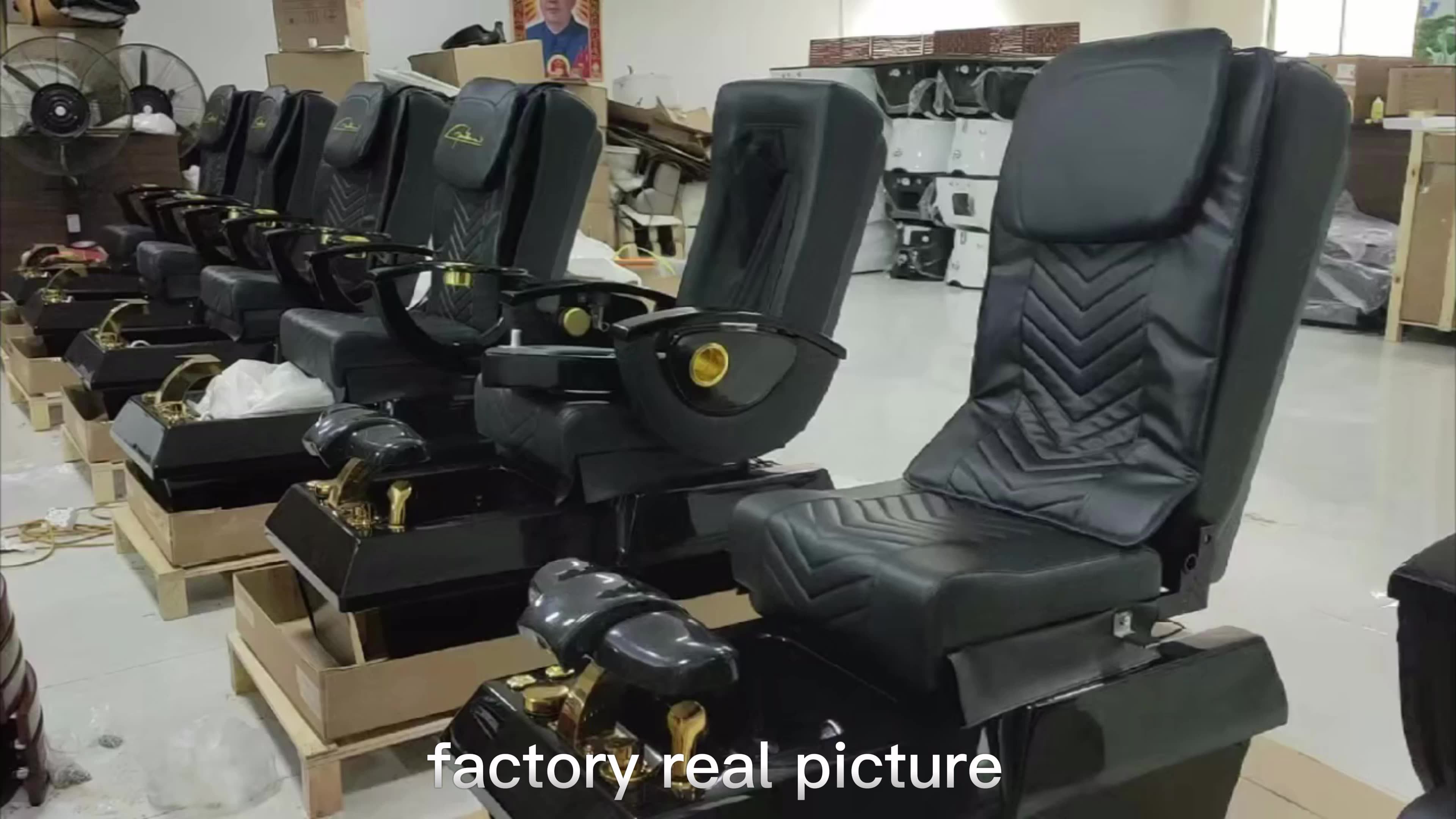 Luxury Modern Foot Spa Pedicure Chair And Manicure Table Set - Buy ...