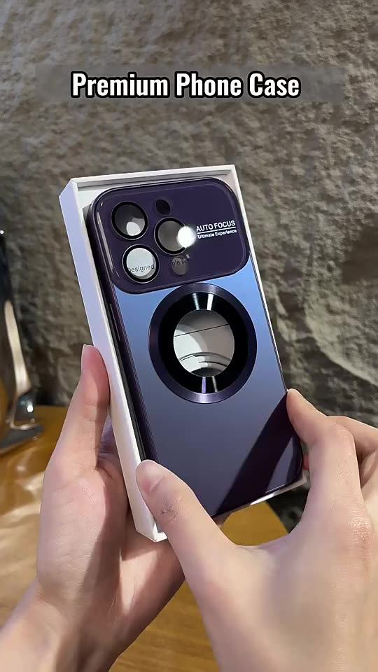 Luxury Wireless Charging Camera Lens Protection Phone Case For Iphone ...