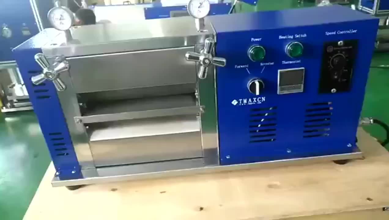 Tmax Lab Desktop Electric Hot Heat Roll Roller Rolling Press Machine ...
