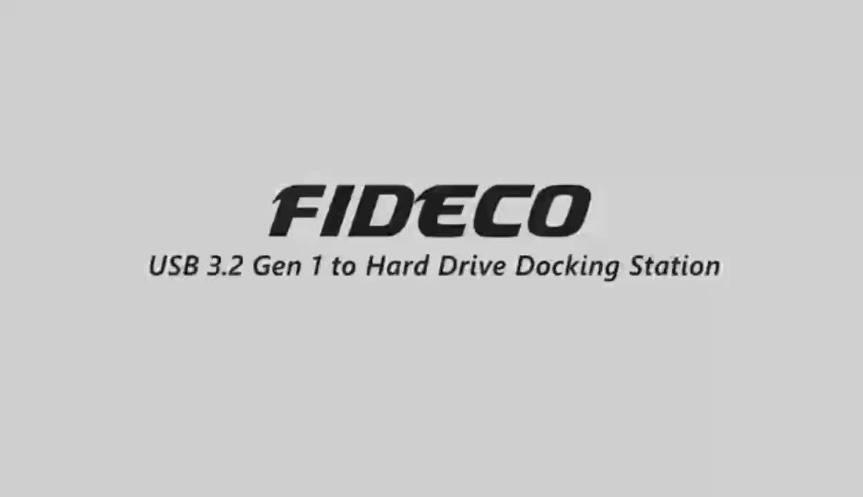Fideco Usb 3.0 Type C 2.5 3.5 Inch Hard Disk Drive Docking With Offline ...