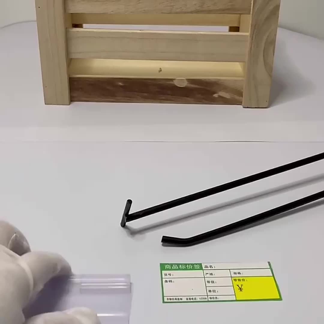 100*42 Convenience Store Pvc Shelf Hanging Price Tag Holder Label ...