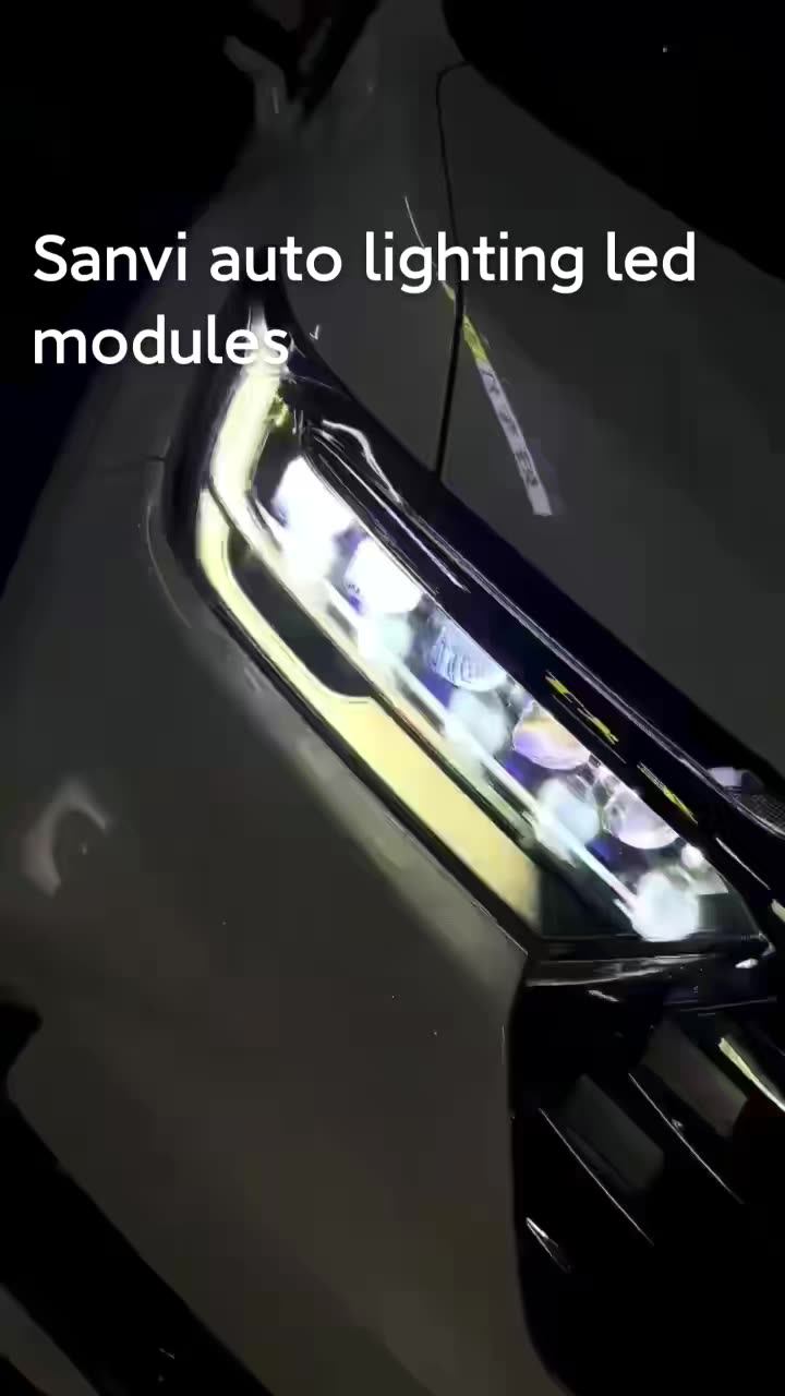 Mini Led Module Single Low Beam High Beam Bi Led Lens For Tesla 6000k ...